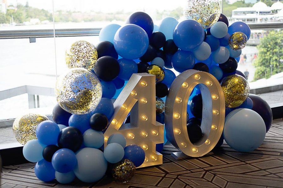 "40" Marquee Number Lights - Adorn Event Hire & Floral Design